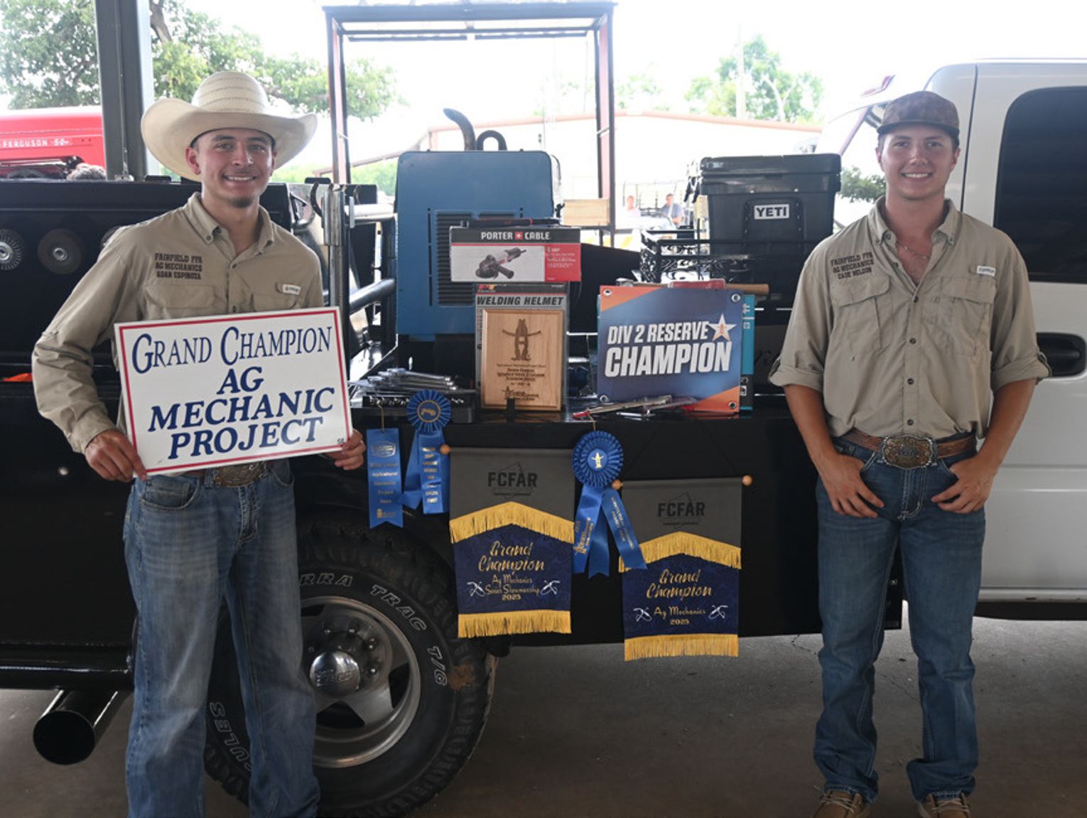 Ag Mech Champions and Reserve Champions