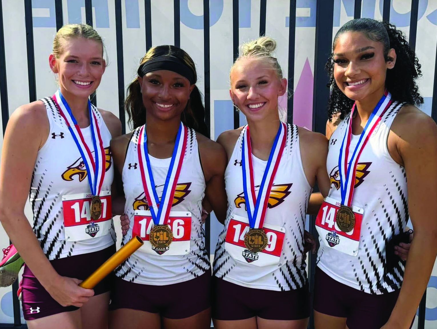 Lady Eagles 4x100 relay brings home third