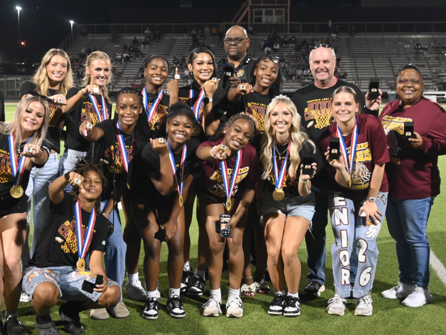 Showing Off Their Bling