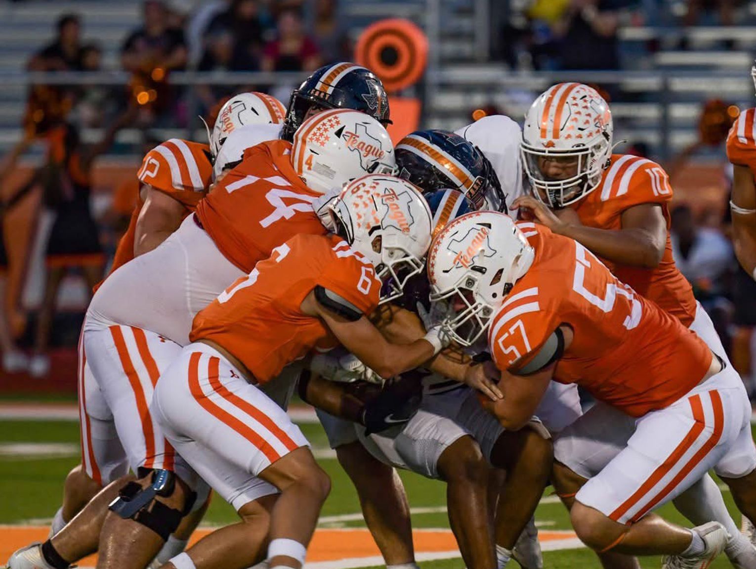 Teague Football Action