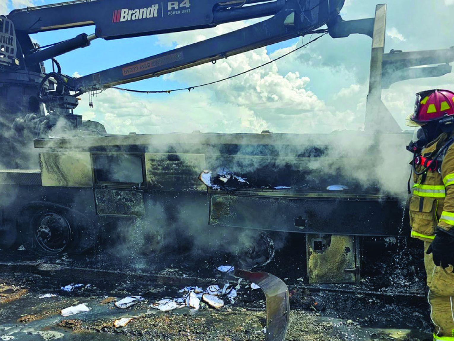 Vehicle Fire Shuts Down I-45